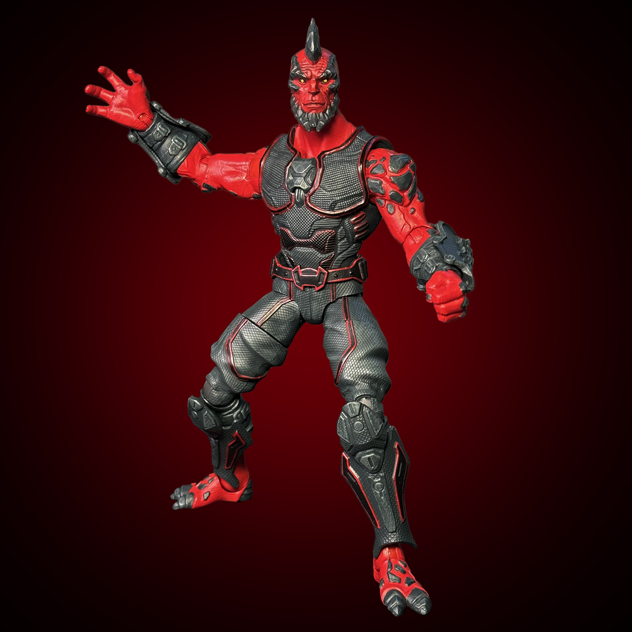 Crimson Enforcer MetaTravelers Legendari Premium Action Figure ...